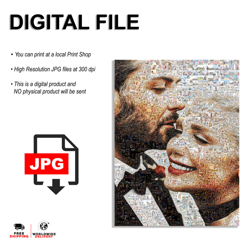 Photo Mosaic - Photo collage from your photos – AtelierMosaics